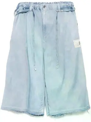 Mihara Yasuhiro Bleached Shorts - Blue