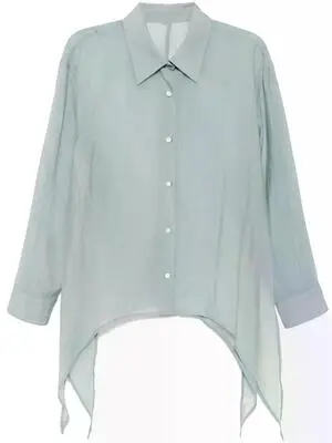 SYSTEM Side Slit Tie Shirt