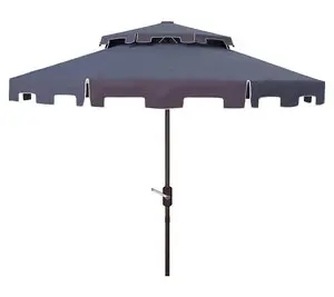 VALERIE PARR HILL Zimmerman 9' Double Top Market Umbrella Vale Rie - One-color