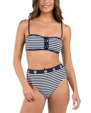La Blanca Sail High Waist Bikini Bottom