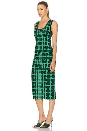 Christopher John Rogers Tank Midi Dress