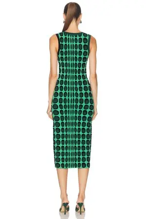 Christopher John Rogers Tank Midi Dress