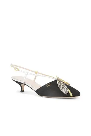 Valentino Garavani Foliage Slingback Pumps