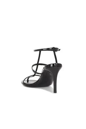 Khaite Cage 75 Sandal - Black