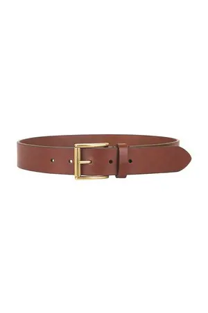 Saint Laurent Leather Belt - Wet Clay