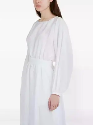 Gabriela Hearst Ahmose Linen Midi Dress