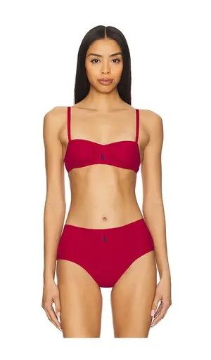 Polo Ralph Lauren Unlined Balconette In Red - Classic Red
