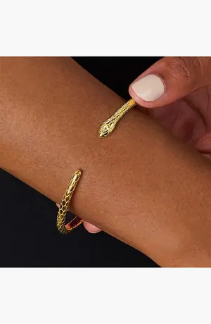 LITTLE SKY STONE Snake Cuff Bracelet