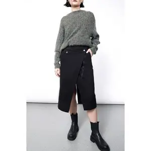 WILDFANG Essential Utility Wrap Skirt - Black