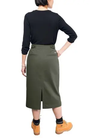WILDFANG Essential Utility Wrap Skirt - Spruce