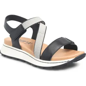 BØRN Mady Wedge Sandal - Black Combo