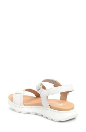 BØRN Mady Wedge Sandal - White Combo