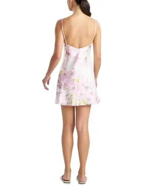 Natori Sumi E Floral Print Chemise