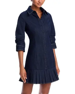 Cinq À Sept Lucilla Shirt Dress - Indigo