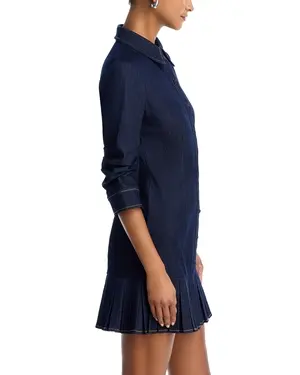 Cinq À Sept Lucilla Denim Shirt Dress - Indigo