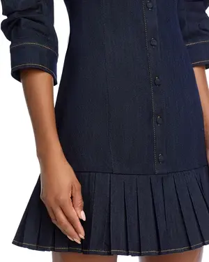 Cinq À Sept Lucilla Denim Shirt Dress - Indigo