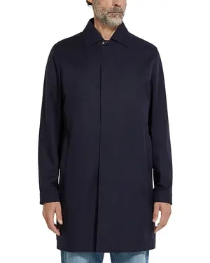 Zegna Motorin Raincoat - Navy Blue