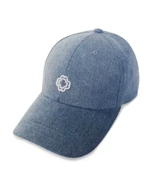 Maje Denim Baseball Cap