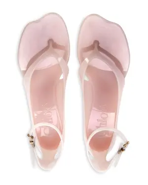Chloé Jelly Sandals - Blush Pink