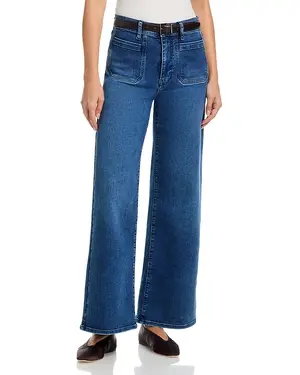 FRAME Slim Palazzo Jeans