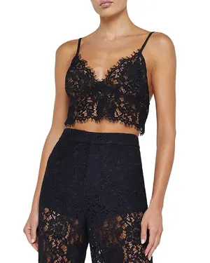 L'Agence Aislin Lace Bralette Top