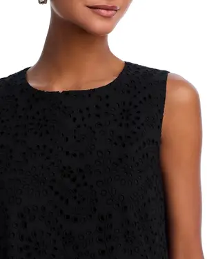 Kobi Halperin Leora Eyelet Dress - Black
