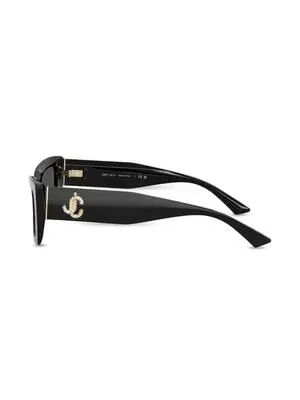 JIMMY CHOO Logo-plaque Sunglasses