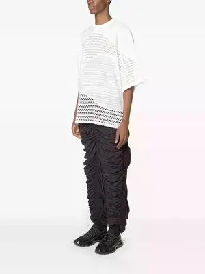 YOSHIOKUBO Wave Various Lace T-shirt - White
