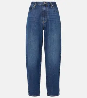 FRAME The Candle High-rise Wide-leg Jeans - Blue