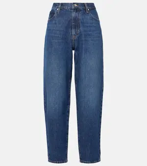 FRAME The Candle High-rise Wide-leg Jeans - Blue