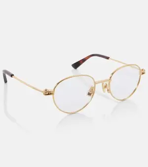 Bottega Veneta Round Frame Glasses