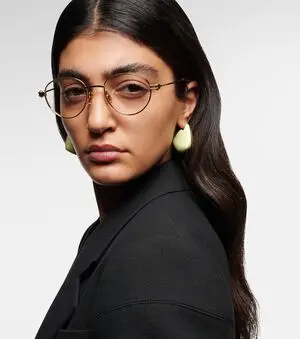 Bottega Veneta Round Frame Glasses