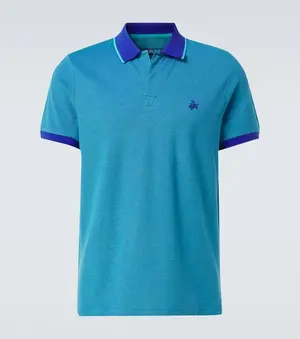Vilebrequin Palatin Cotton Piqué Polo Shirt - Blue