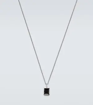 Mateo Sterling Pendant Necklace With Onyx
