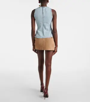 Magda Butrym Denim Waistcoat