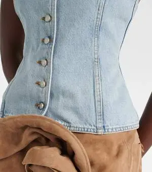 Magda Butrym Denim Waistcoat
