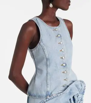 Magda Butrym Denim Waistcoat