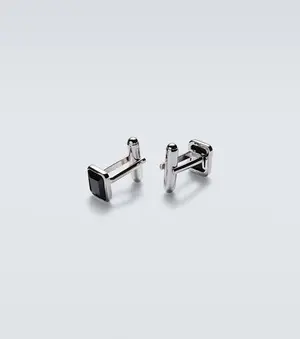 Mateo Sterling Cufflinks With Onyx