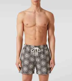 Frescobol Carioca Rio Printed Swim Trunks - Green