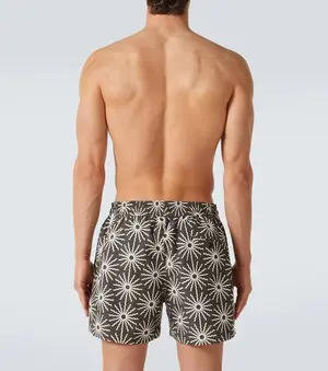 Frescobol Carioca Rio Printed Swim Trunks - Green