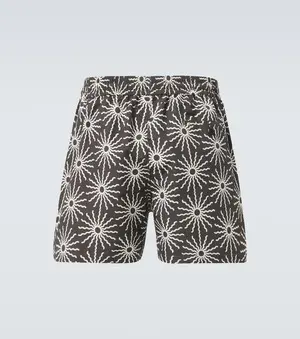 Frescobol Carioca Rio Printed Swim Trunks - Green