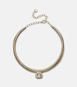 Shay Jewelry 18kt Choker With Diamonds - Gold