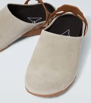 ROA Fedaia Suede Clogs - Grey