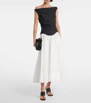 Simkhai Cersei Cotton Poplin Midi Dress