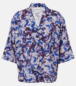 Dries Van Noten Printed Shirt - Blue