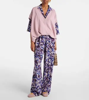 Dries Van Noten Printed Shirt - Blue