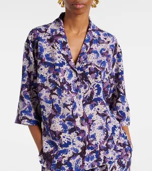 Dries Van Noten Printed Shirt - Blue