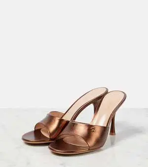 GIANVITO ROSSI Leather Mules