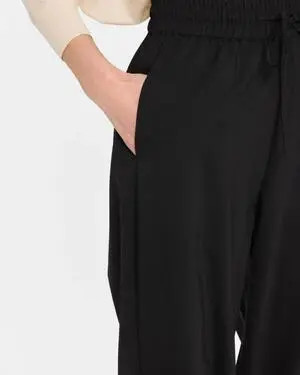Co Drawstring Ankle Jogger Pants - Black