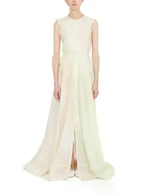 MAISON MARGIELA Cotton Gown - Neutrals